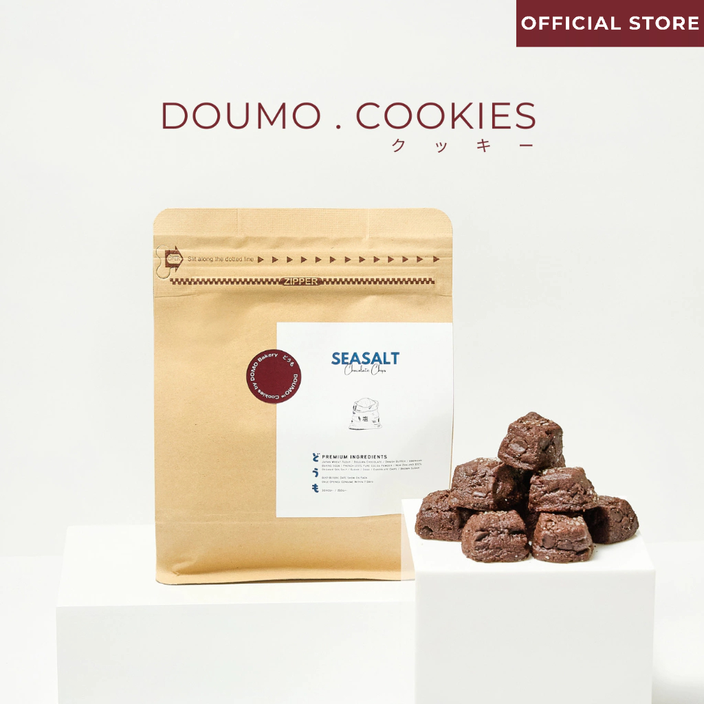 Sea Salt Chocolate Chips Cookies - 150g (Ready Stock) - *Doumo Cookies ...
