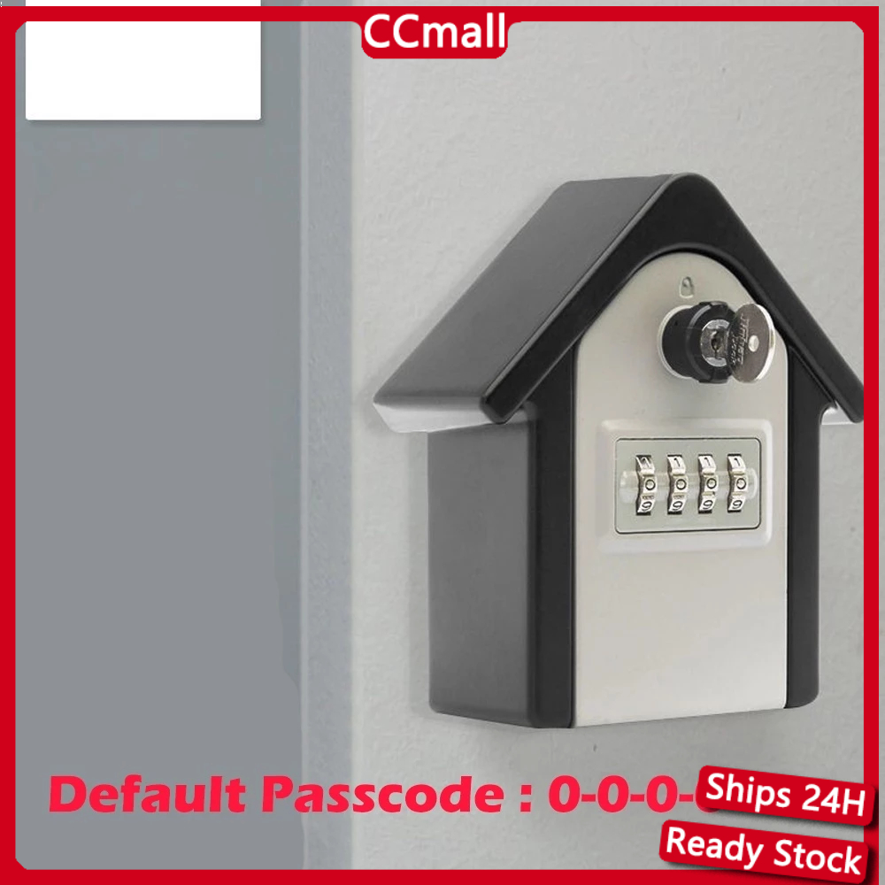 4 Digit Combination Code Key two Way Unlock Wall Mount Lock Storage ...