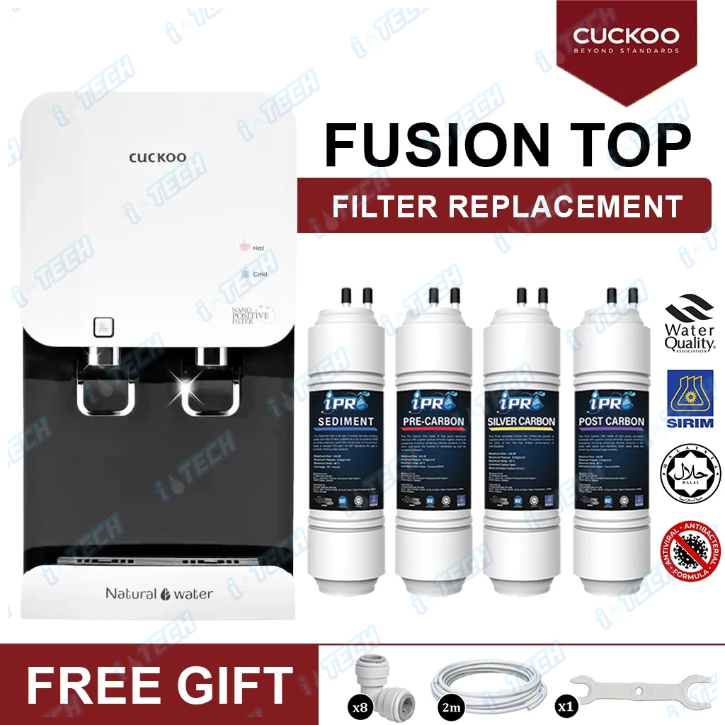 CUCKOO Filter Replacement for Cuckoo Water Purifier FUSION TOP Filter Cartridge Replacement Set ...