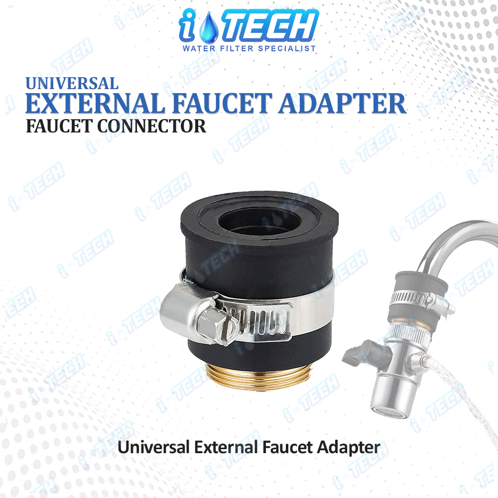 Universal External Faucet Adapter Rubber Socket for Connecting Water Tap Diverter Water ...