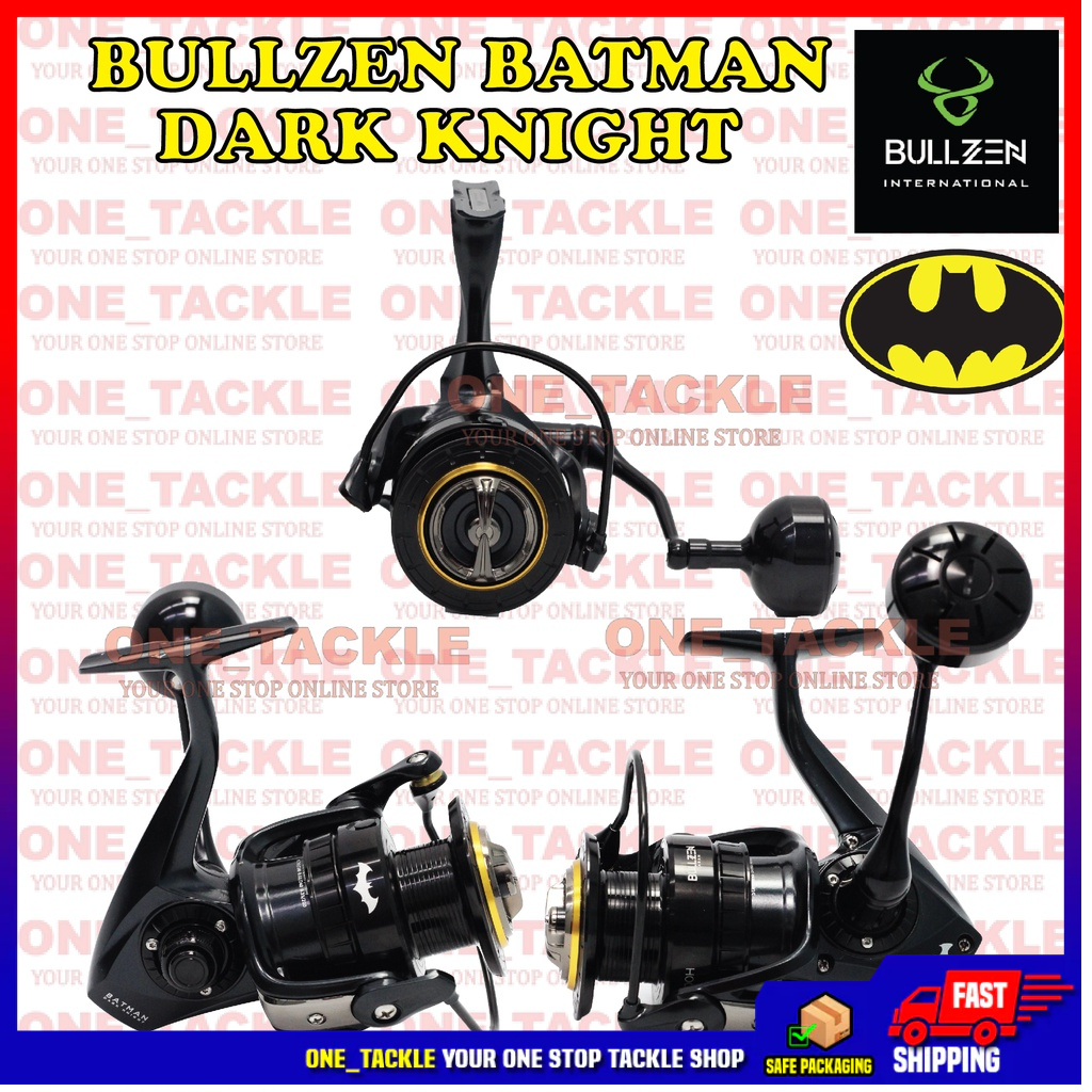 BULLZEN BATMAN DARK KNIGHT 4500H/5500H SPINNING REEL (100% ORIGINAL ...