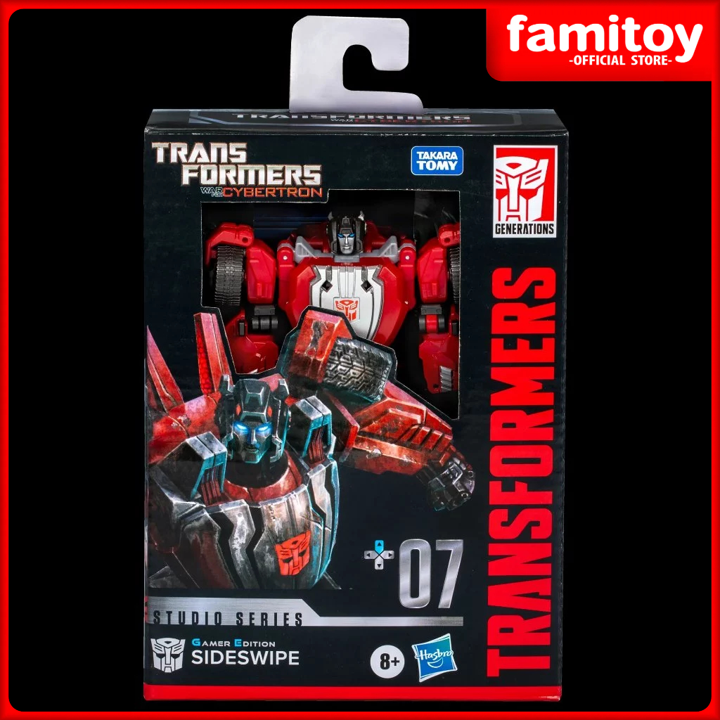 Hasbro Transformers Studio Series 07 Gamer Edition Sideswipe ...