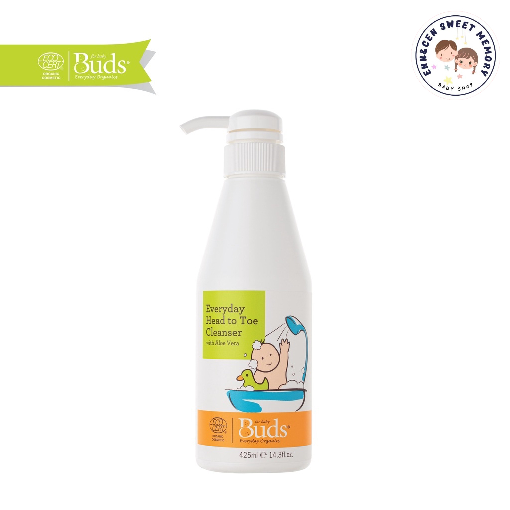 Buds Organics BEO Everyday Head to Toe Cleanser (425ml) baby body wash ...