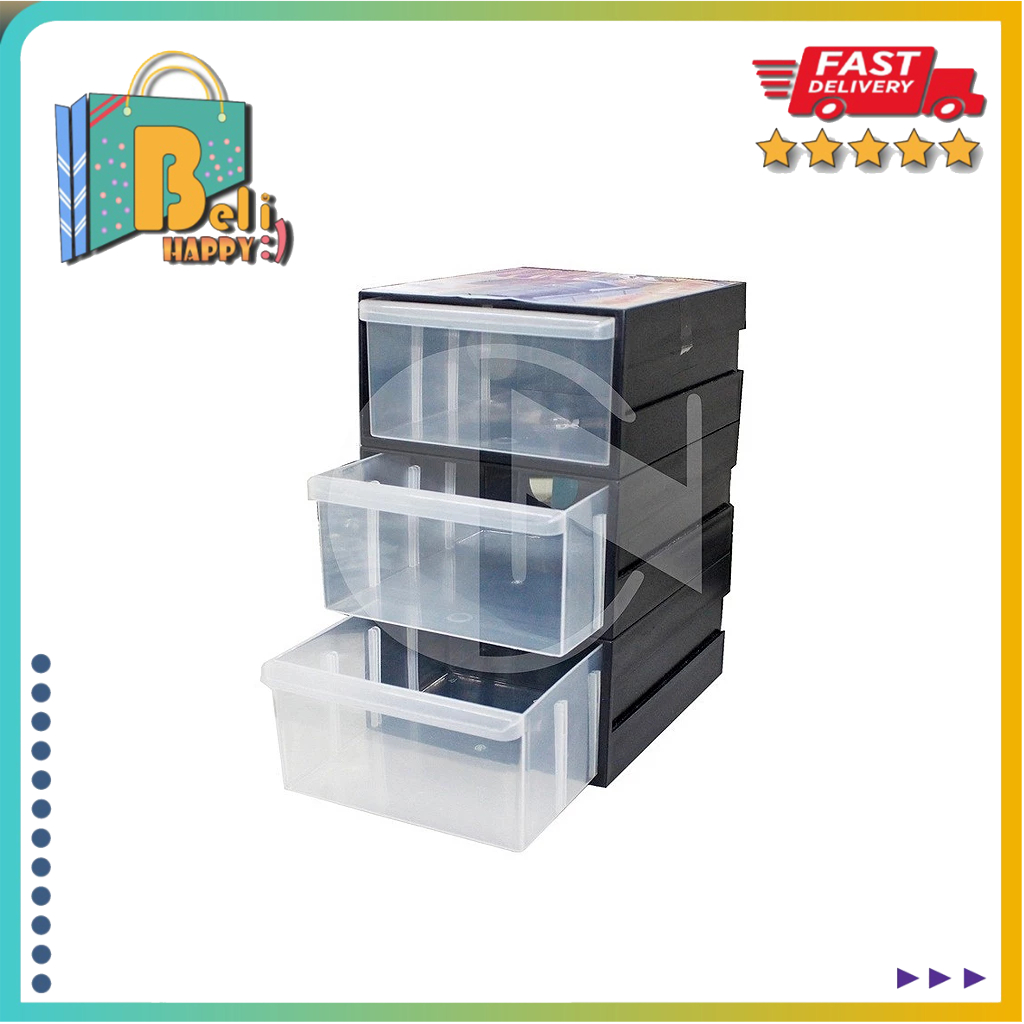 3 Tier Storage Box/ Heavy Duty/ Industrial Small Compact Stacking ...