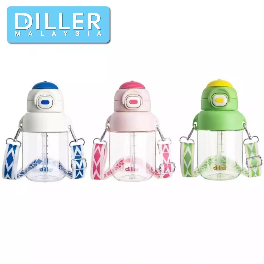 Diller Botol Air Tritan Budak Kid 2 fungsi FlatCap Multifunction Direct ...