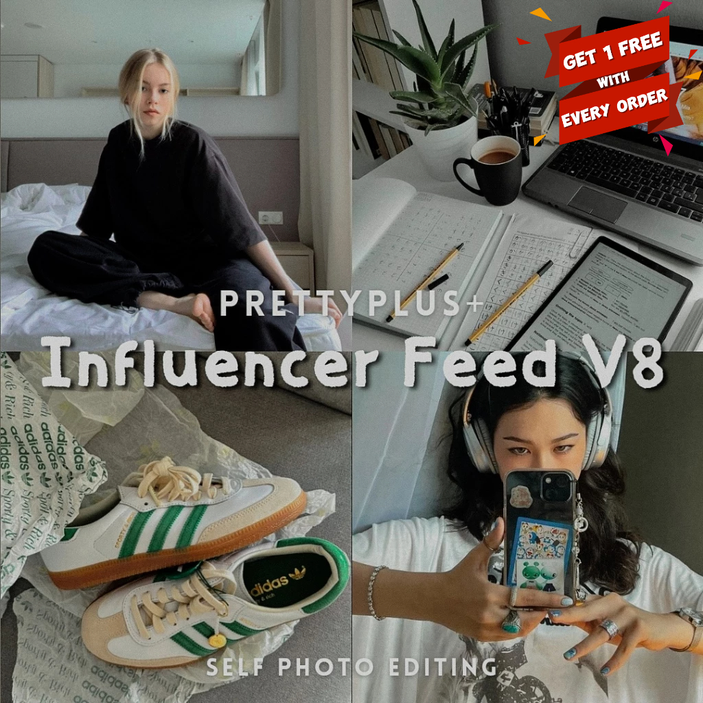 Influencer Feed V8 | Lightroom Preset Mobile IOS Android & PC Desktop ...