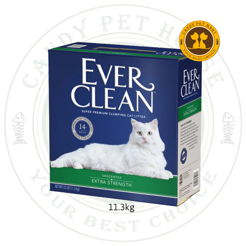 Ever Clean / Everclean Unscented Extra Strength Cat Litter 11.3kg ...
