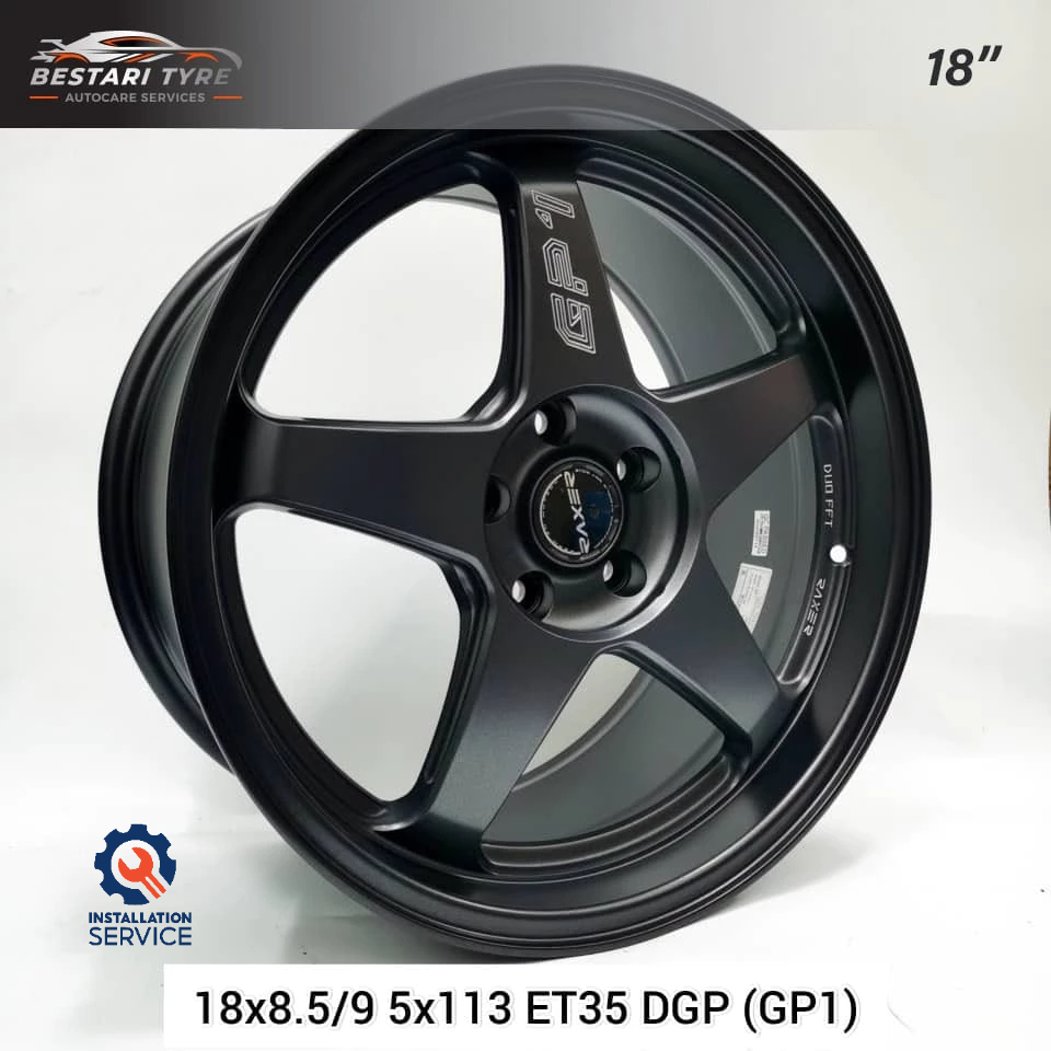 【Installation Available】RAXER GP1 FLOW FORMING 18 INCH 18X8.5 5X113 ...