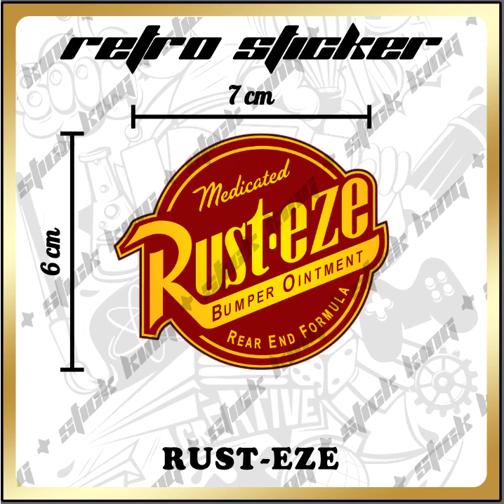 STIKER RETRO RUST-EZE BUMPER OINTMENT | Shopee Malaysia