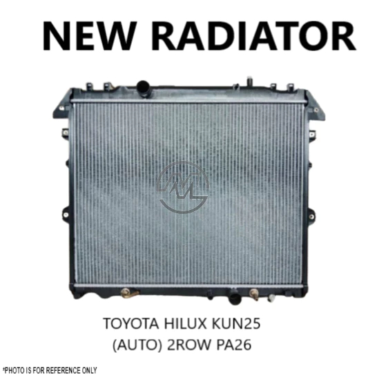 NEW RADIATOR TOYOTA HILUX KUN25 AUTO 2ROW PA26 | Shopee Malaysia