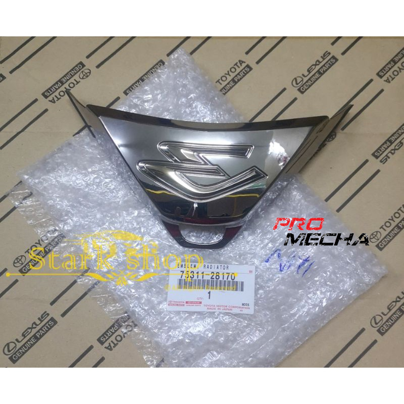 ORIGINAL TOYOTA ESTIMA ACR50 AERAS 2006 FRONT GRILLE LOGO EMBLEM DARK ...