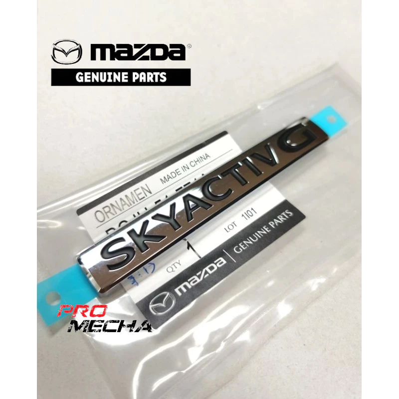 ORIGINAL MAZDA 3 2019~2023 REAR BONNET EMBLEM SKYACTIV G LOGO. MAZDA 3 ...