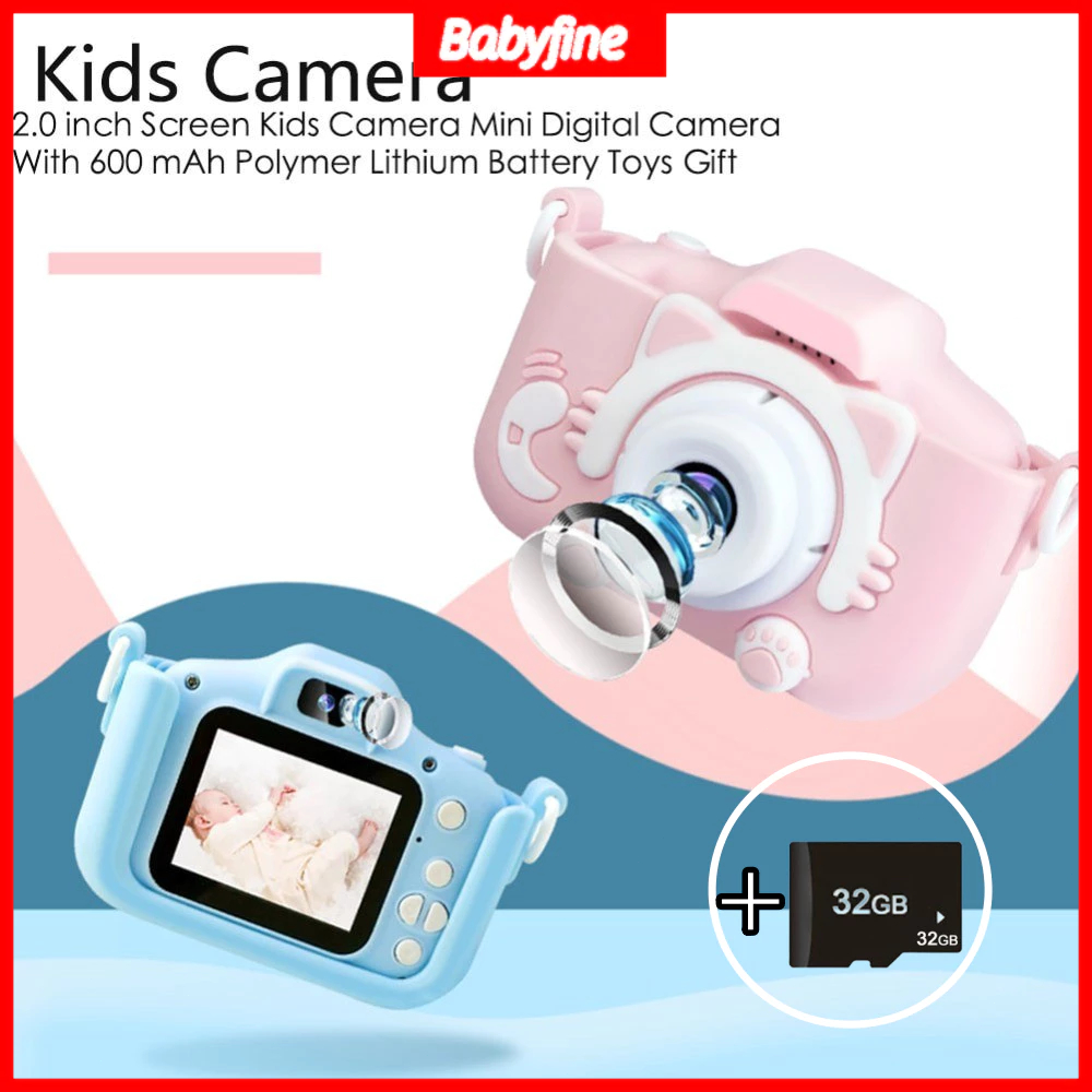 Camera Kids Digital Mini Camera Toy for Kids Kamera Budak 8MP HD ...