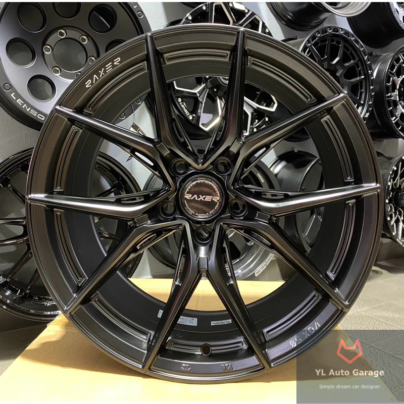 Raxer VOX50 Flow Forming [Matte Black & Gun Metal] Sport Rim 18x8.5JJ ...