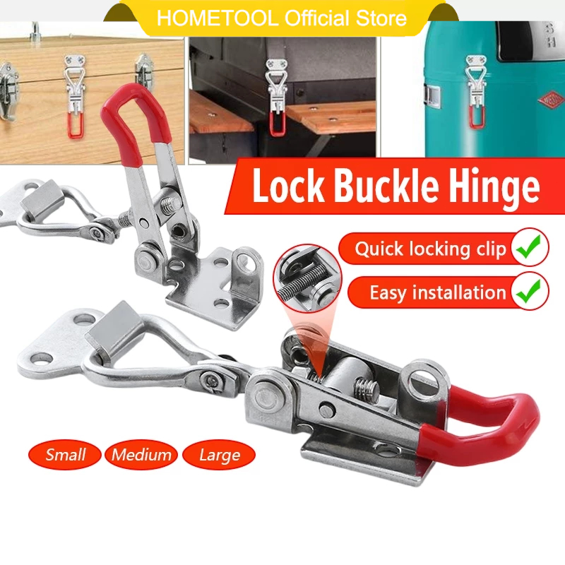 HOMETOOLMLK Stainless Steel Toggle Latch Clamp Heavy Duty Hand Tool ...