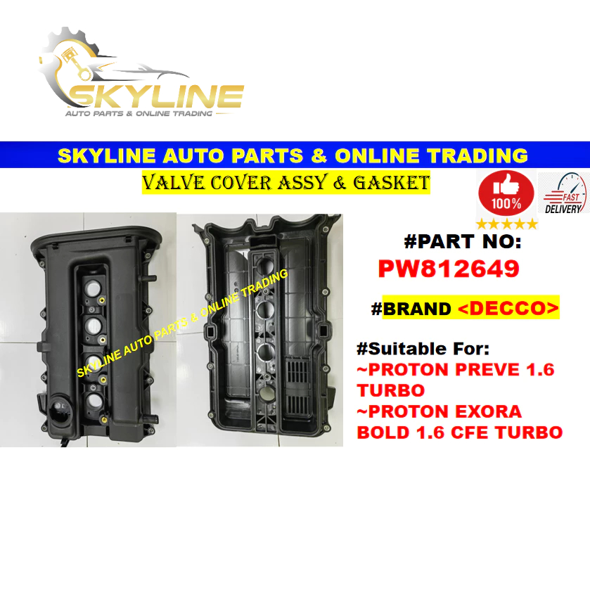 PW812649 Valve Cover Assy Proton Preve Turbo 1.6 / Proton Exora bold 1. ...