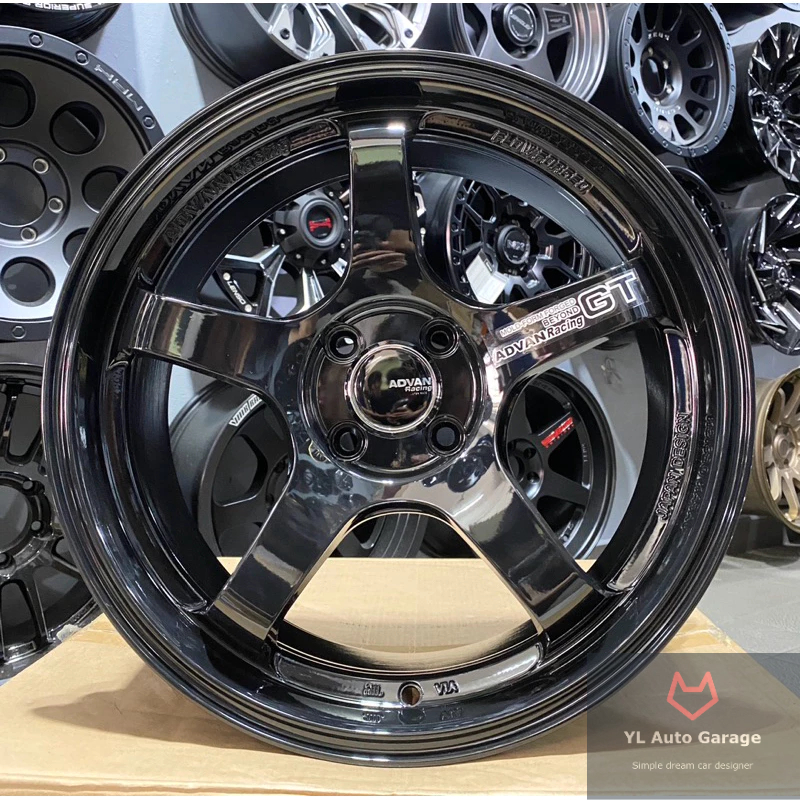 Advan GT [Gloss Black] Sport Rim 17x7.5JJ ET40 (4x100) | Shopee Malaysia