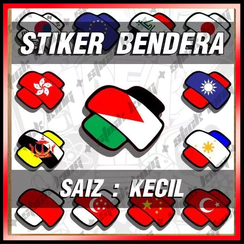 SCRATCH COVER STICKER WORLD NATIONS - STIKER HANDYPLAST NEGARA DI DUNIA ...