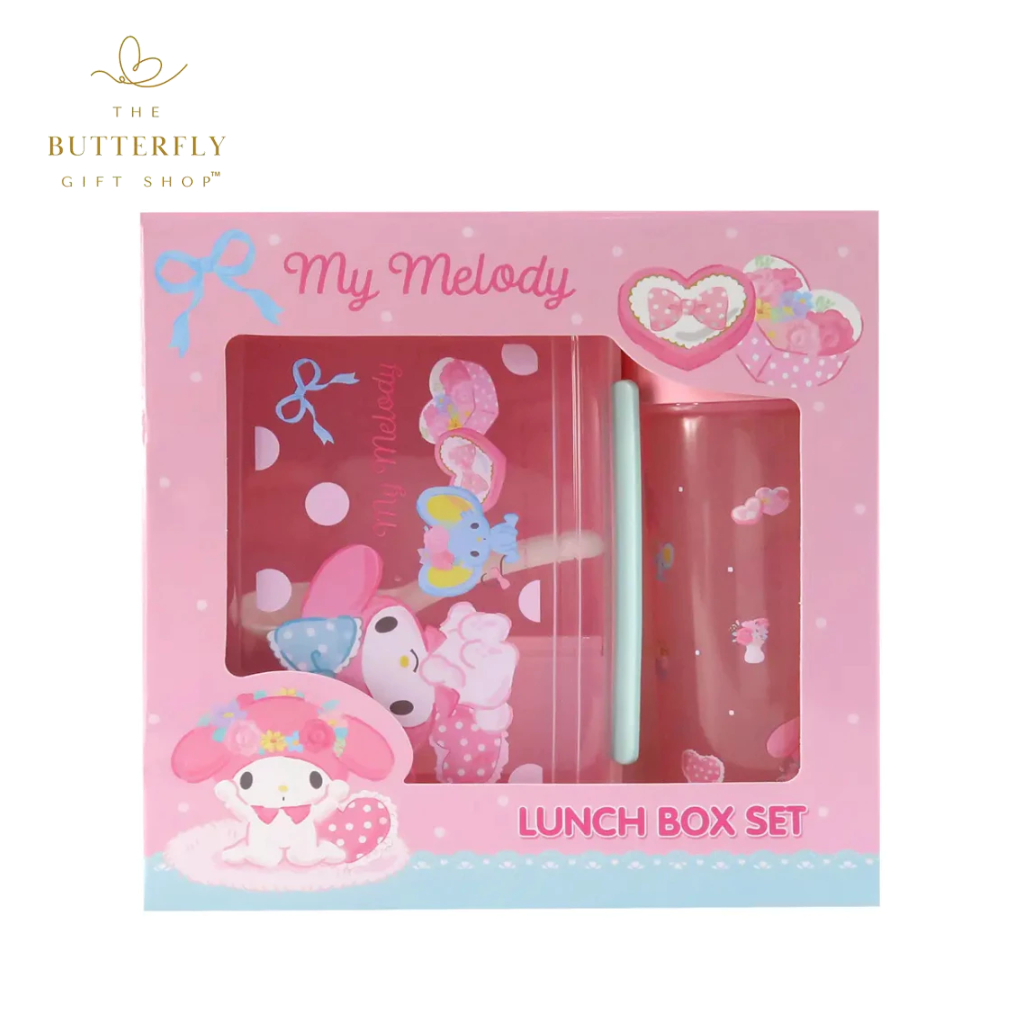 My Melody Lunch Box With Water Bottle Set [Genuine Licenced product ...