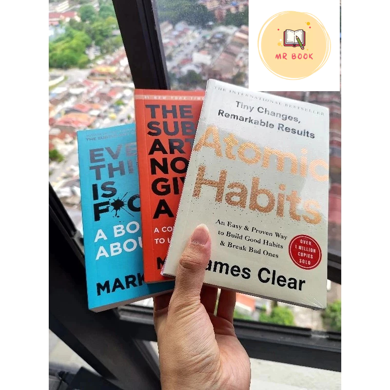 [original] The Subtle Art Of Not Giving A F Ck And Atomic Habits Combo