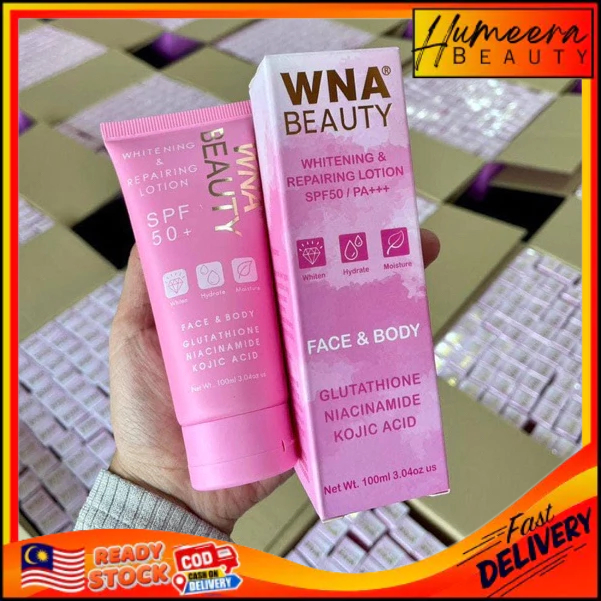 WNA BEAUTY WHITENING & REPAIRING LOTION 💯 Original HQ | Shopee Malaysia