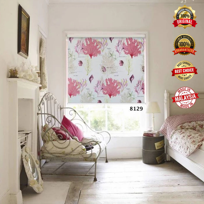 [BO Blind] Roller Blinds BERCORAK Custom Made Made in Malaysia | Shopee ...
