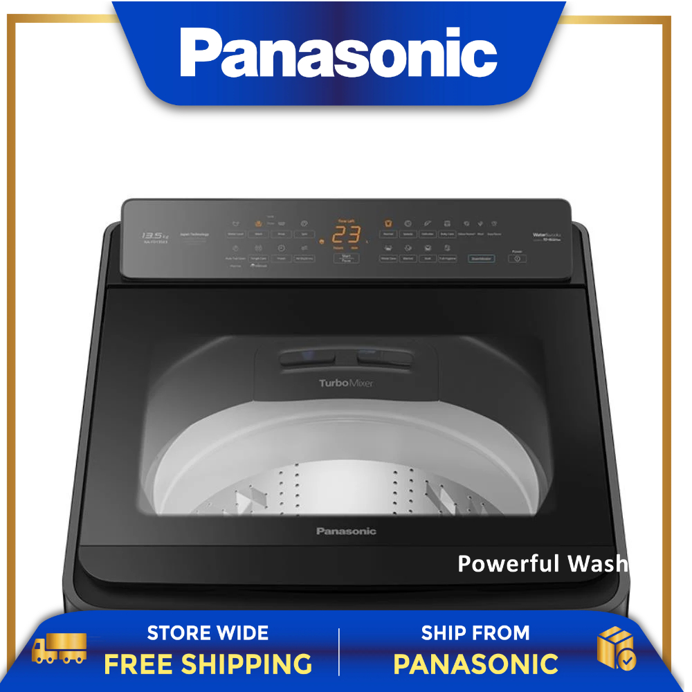 PANASONIC 13.5KG POWERFUL CLEAN & CONVENIENT TOP LOAD WASHING MACHINE ...