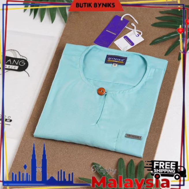 (COMBO PETUALANG AQUA MARINE BLUE) Kurta Petualang BYNIKS DEWASA & KID ...