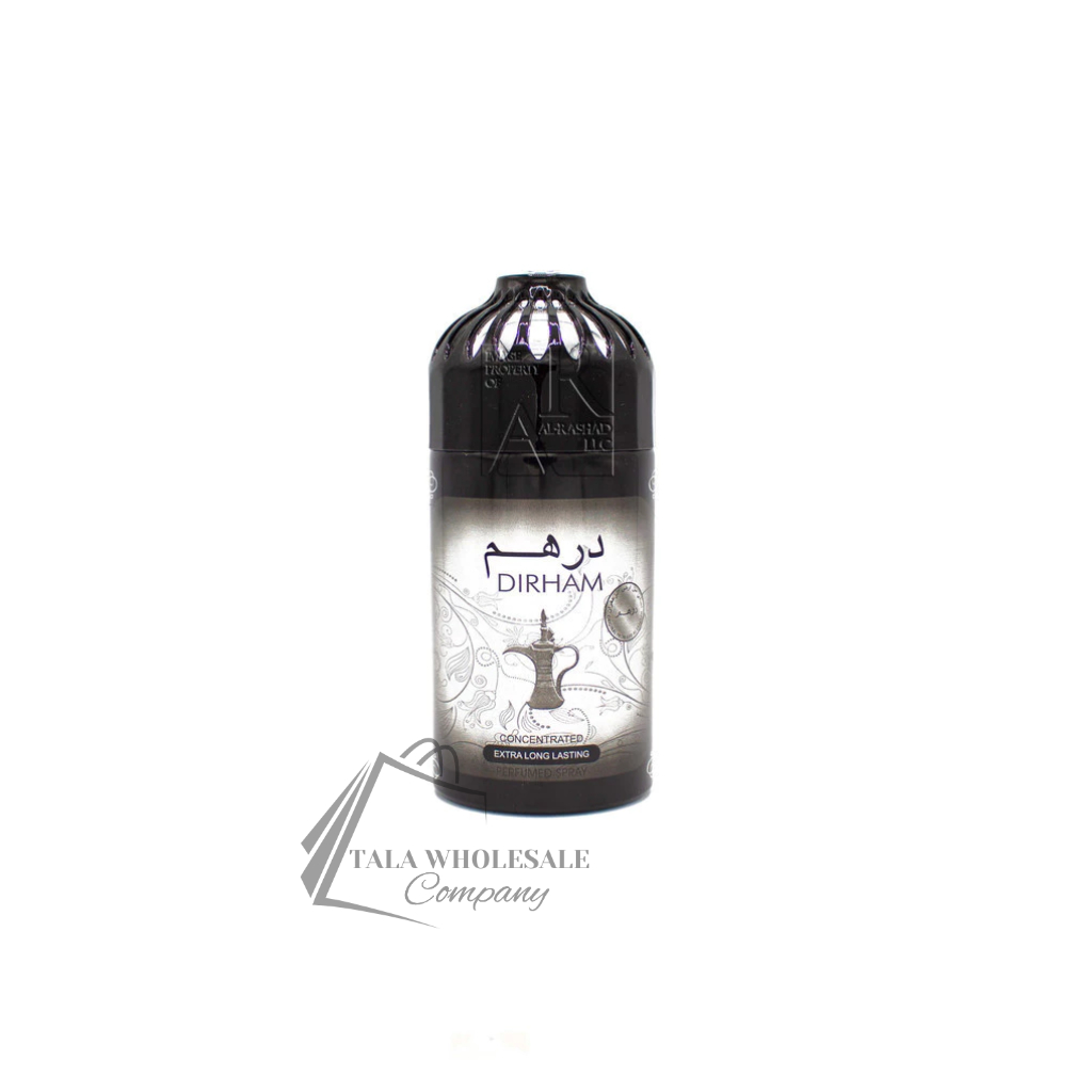 DIRHAM SILVER PERFUMED SPRAY (250 ML) BY ARD AL ZAAFARANl 100% ORIGINAL ...