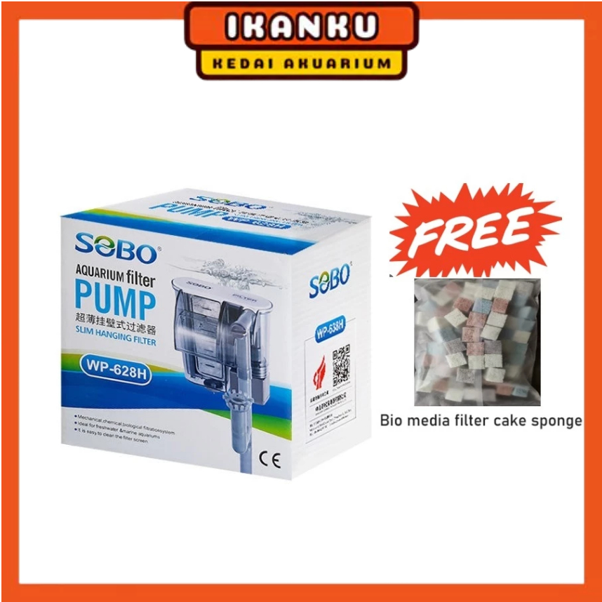 SOBO Aquarium Slim Hanging Filter Hang On Filter Wall Mount Filter WP-618H WP-628H WP-638H WP ...