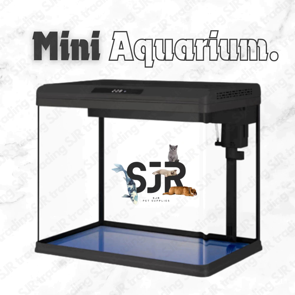 SOBO Mini Aquarium Fish Tank SD-380F SD-480F SD-580F T-830F Set Pump Filter LED Light Mini Bare ...