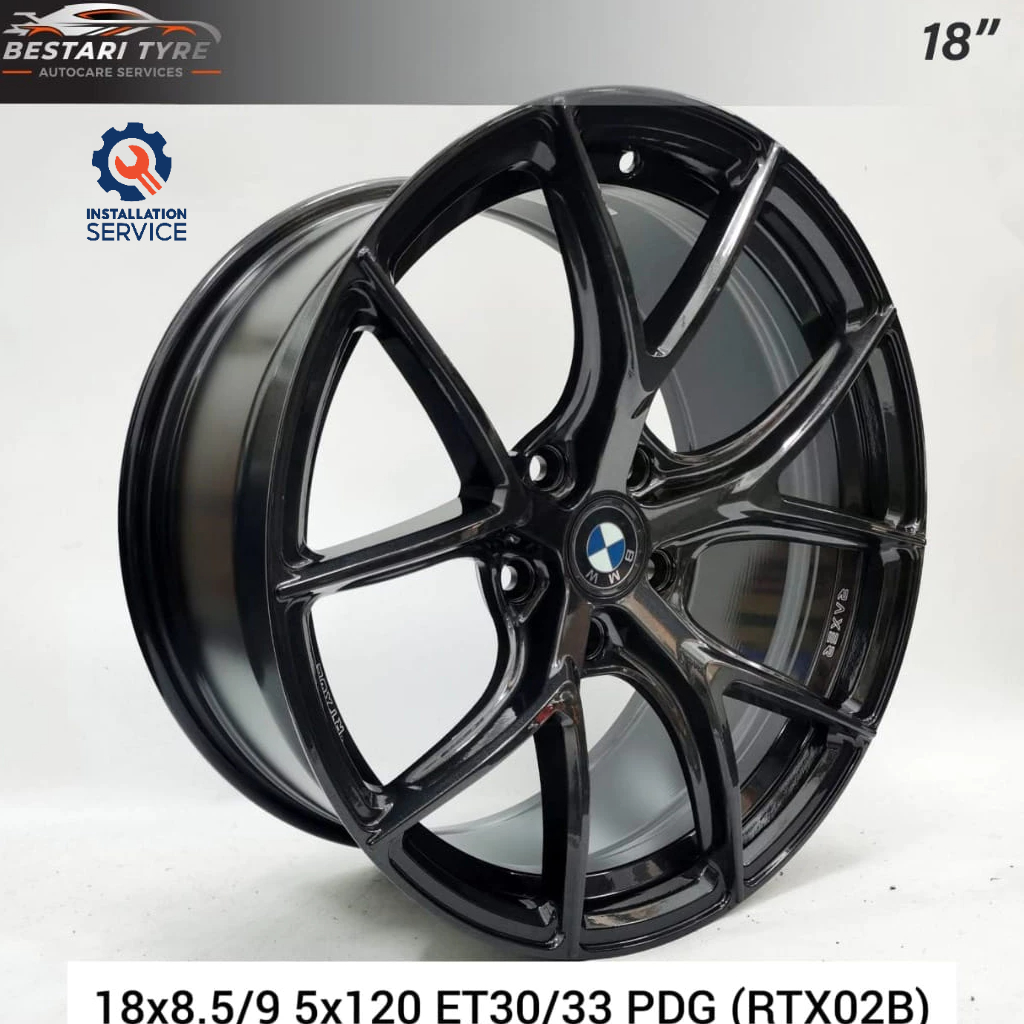 【Installation Available】RTX02B RAXER FLOW FORMING 18 INCH 18X8.5/9 ...