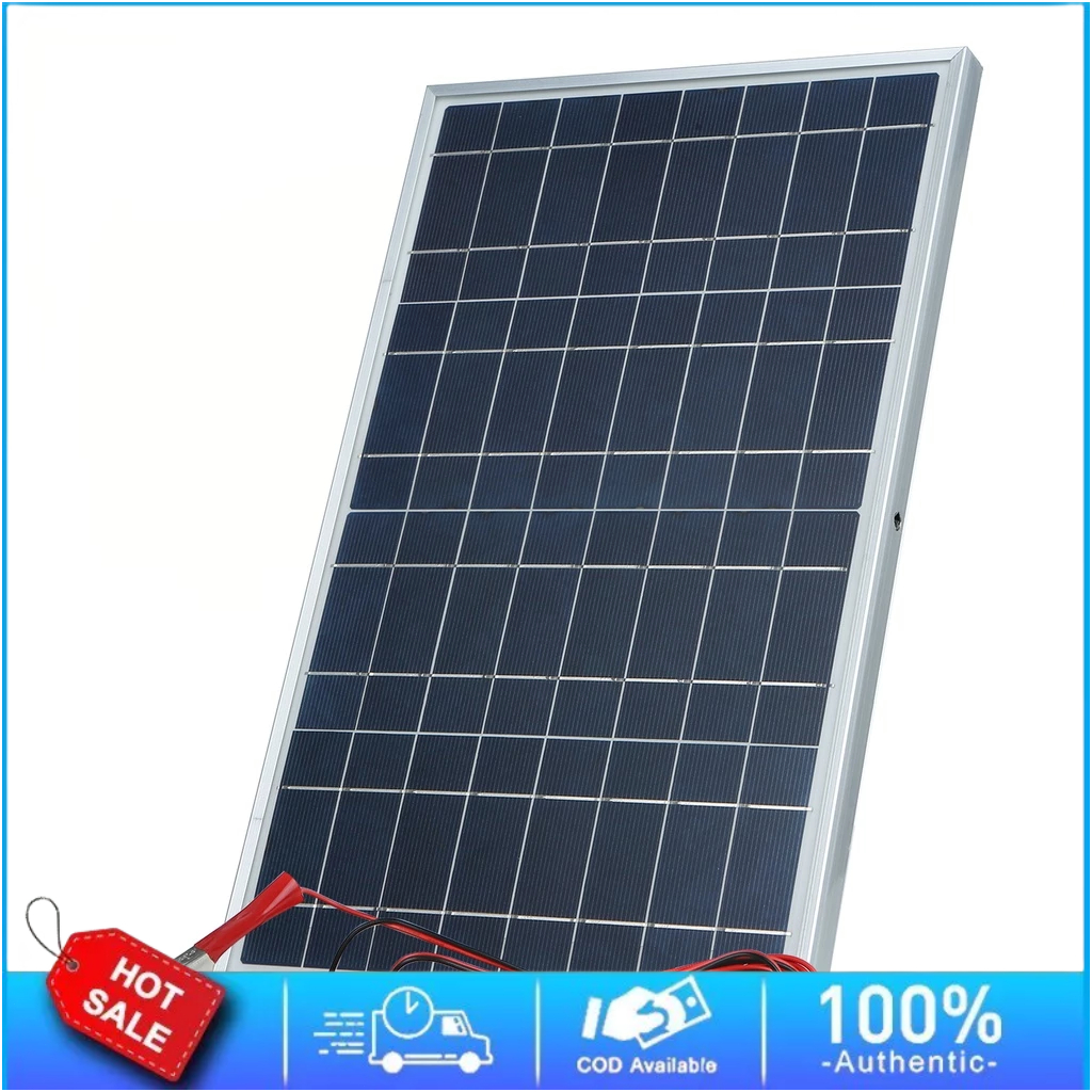 Ready Stocks DC 12V/18V 30W Solar Panel Kit with Alligator Clip IP65 ...