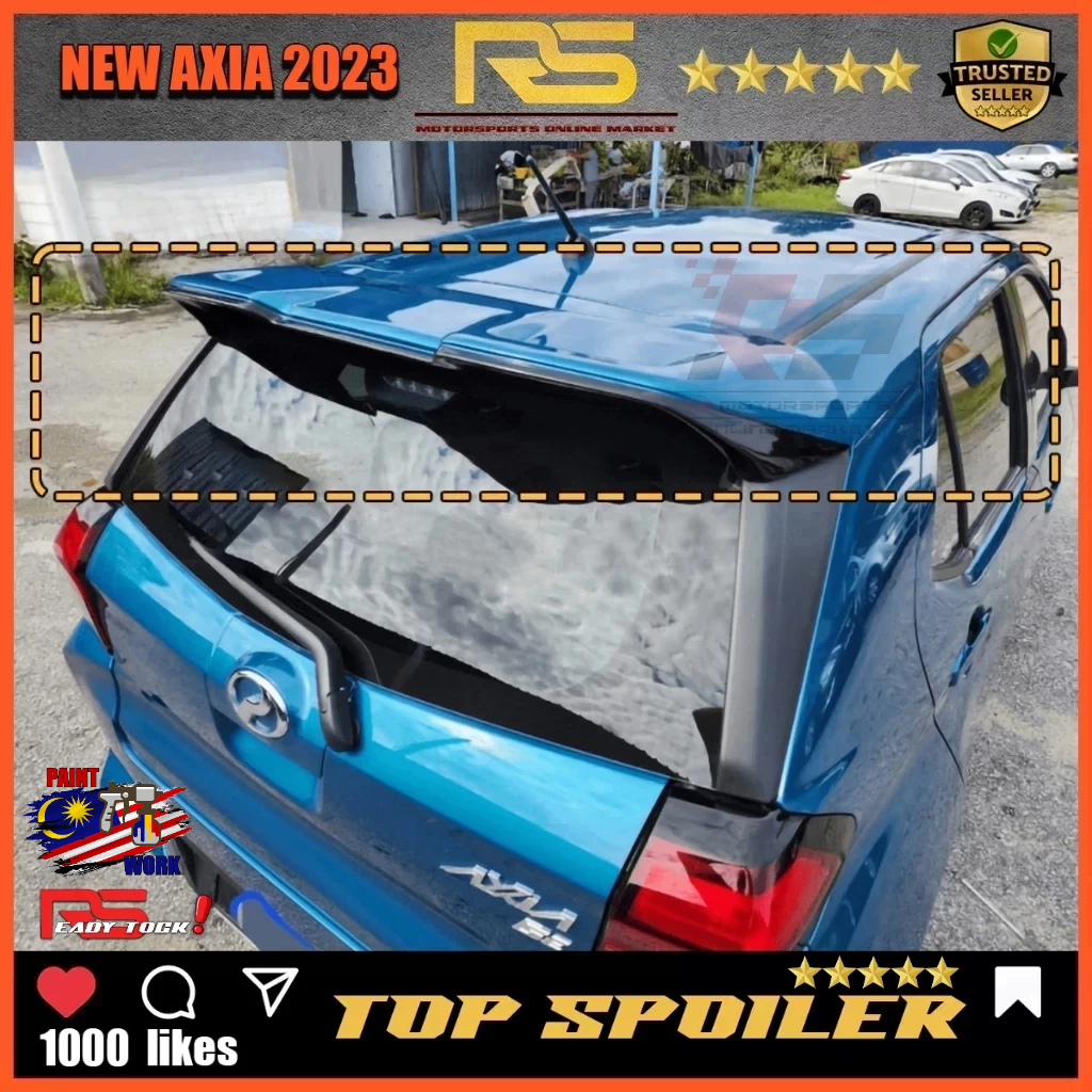 🏁READY STOCK🏁🌈SIAP CAT🌈Perodua New Axia Tahun * 2023 ~ 2024 * D74A * # ...