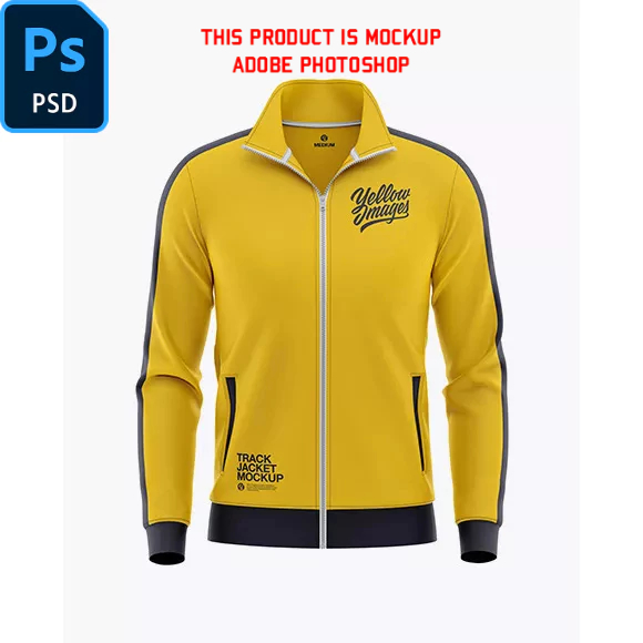 Men’s Long Sleeve Track Jacket Mockup 6000x6000 px Photoshop Mockup ...