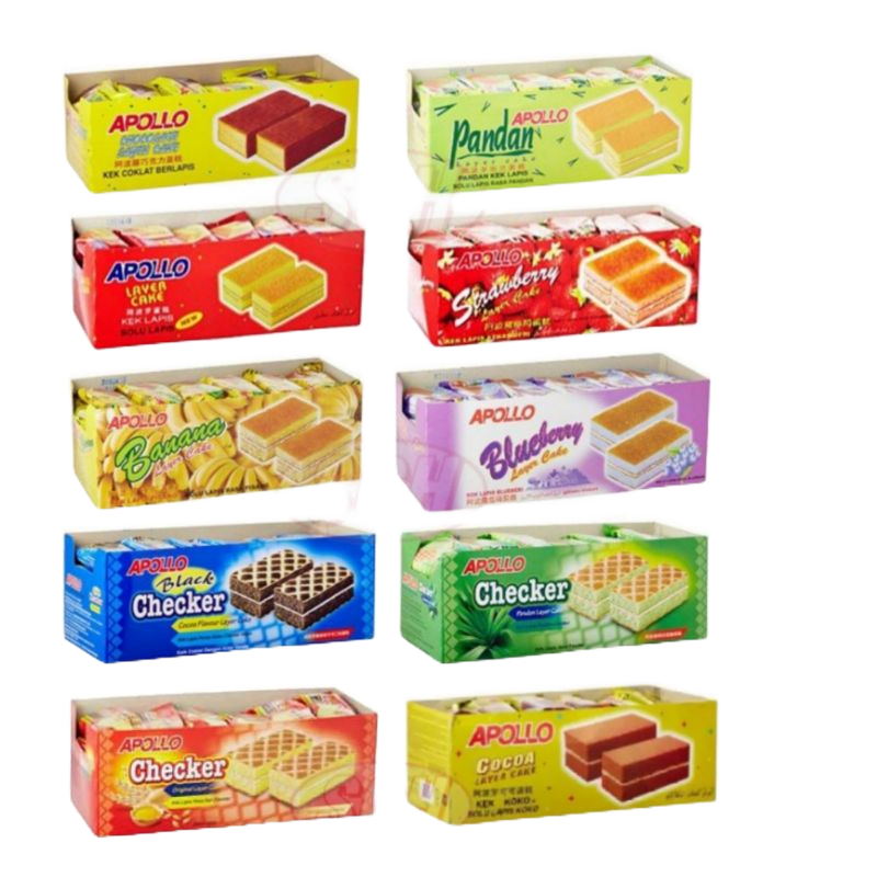 Apollo Cake 18gX24pcs | Shopee Malaysia