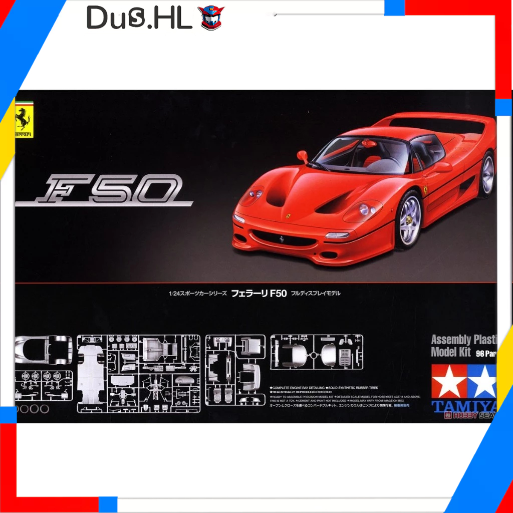 Tamiya 1/24 Ferrari F50 Car Model Kit | Shopee Malaysia