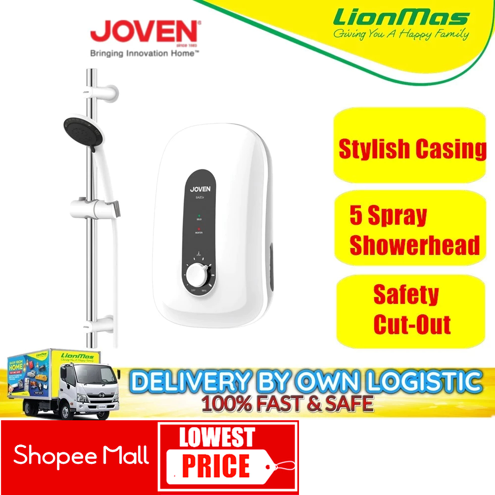 Joven Instant Water Heater Shower SA20E | Shopee Malaysia