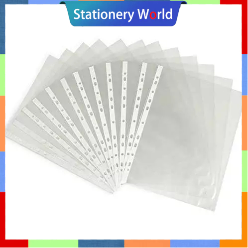 [ READY STOCK ] A4 Clear Sheet Protector | Transparent 11 Holes ...