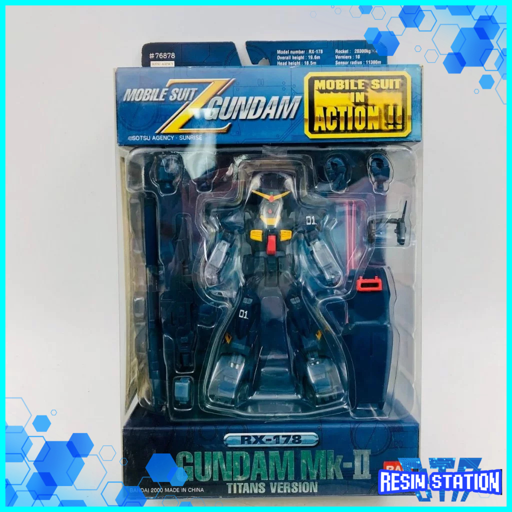 MIA GUNDAM MK II TITANS MOBILE SUIT IN ACTION BANDAI ACTION FIGURE TOY ...
