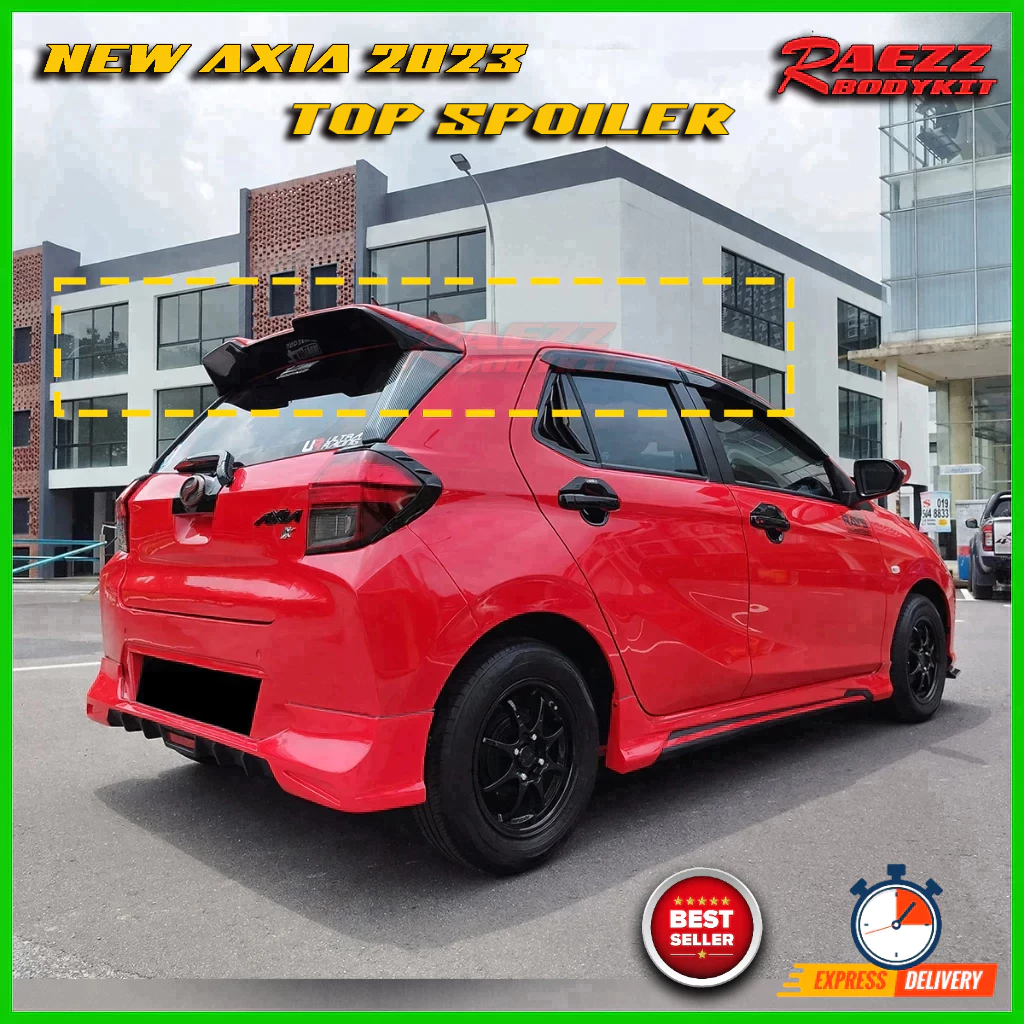 💥Ready Stock💥Hot Selling💥 Perodua New Axia 2023 **ACE** Spoiler With ...