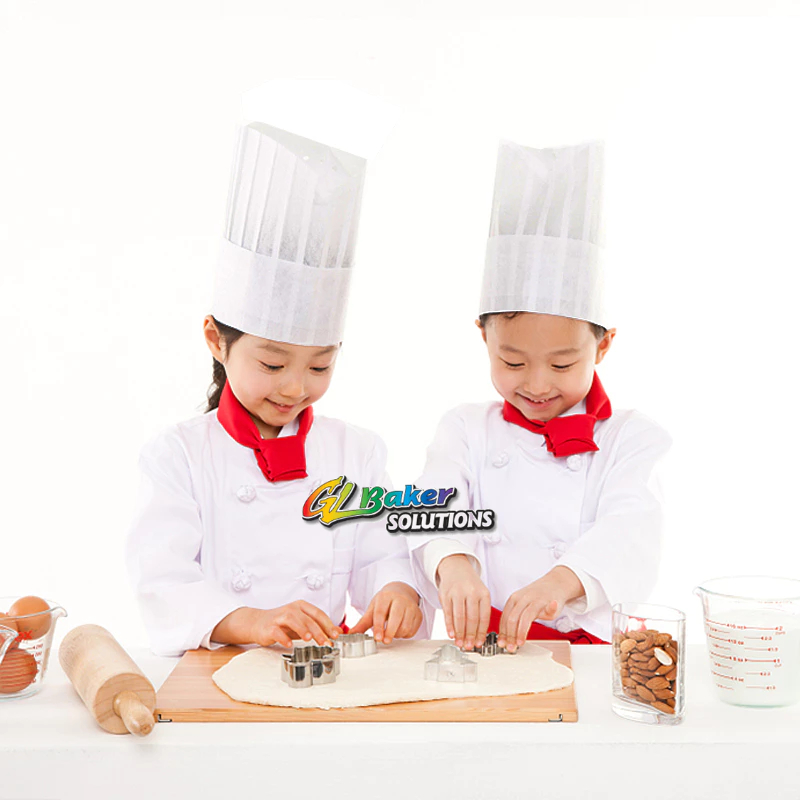 Children's Chef Caps Disposable Catering Boy Cooking Hat Hotel ...