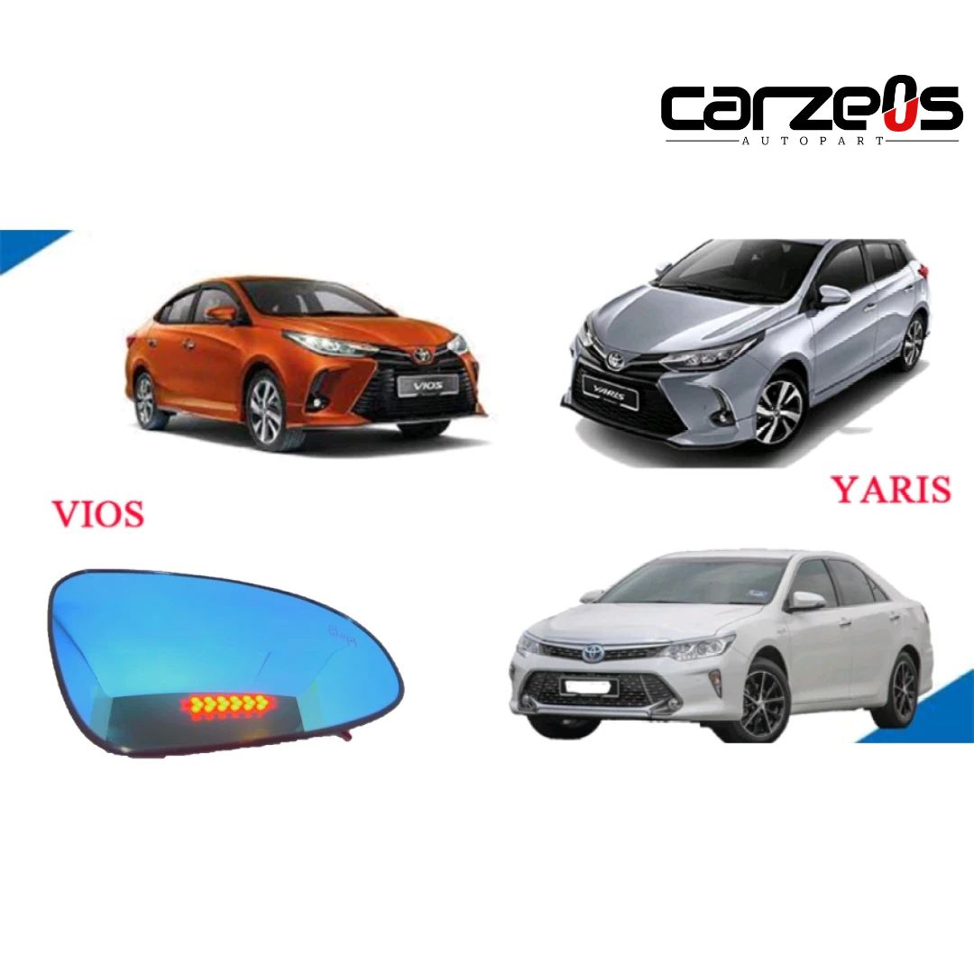Blue Mirror Toyota Vios Yaris BSM Corolla Altis Vios NEW Design LED ...