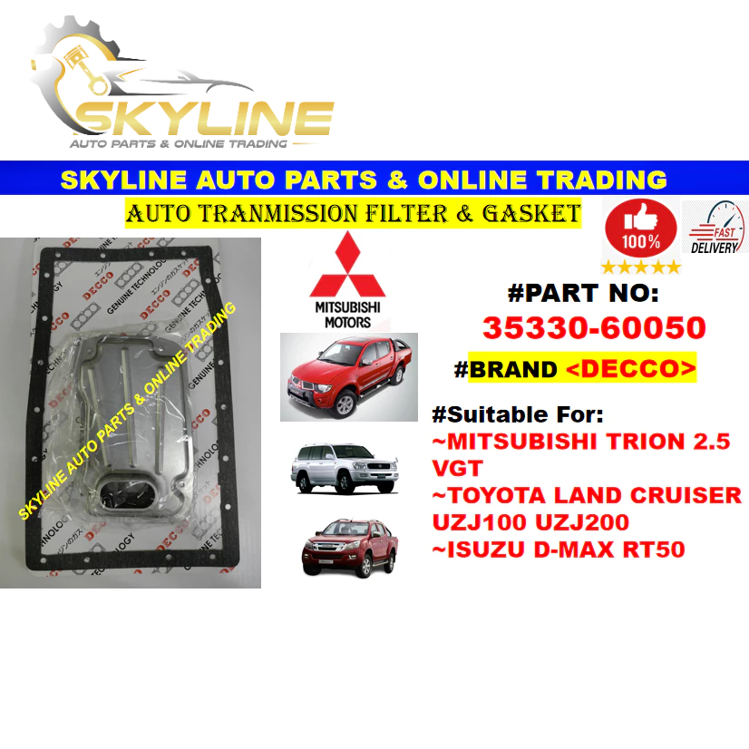 35330-60050 Mitsubishi Triton 2.5 VGT / Toyota Land Cruiser UZJ100 ...