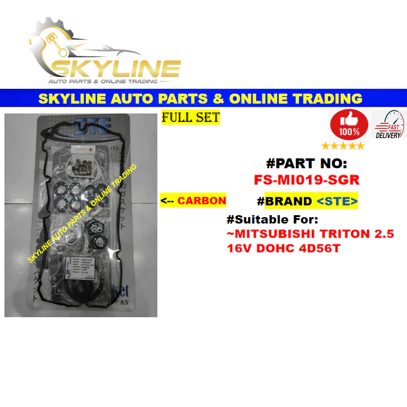 1000A407 Top & Full Overhaul Set Mitsubishi Triton 2.5 16v Dohc 4D56T ...