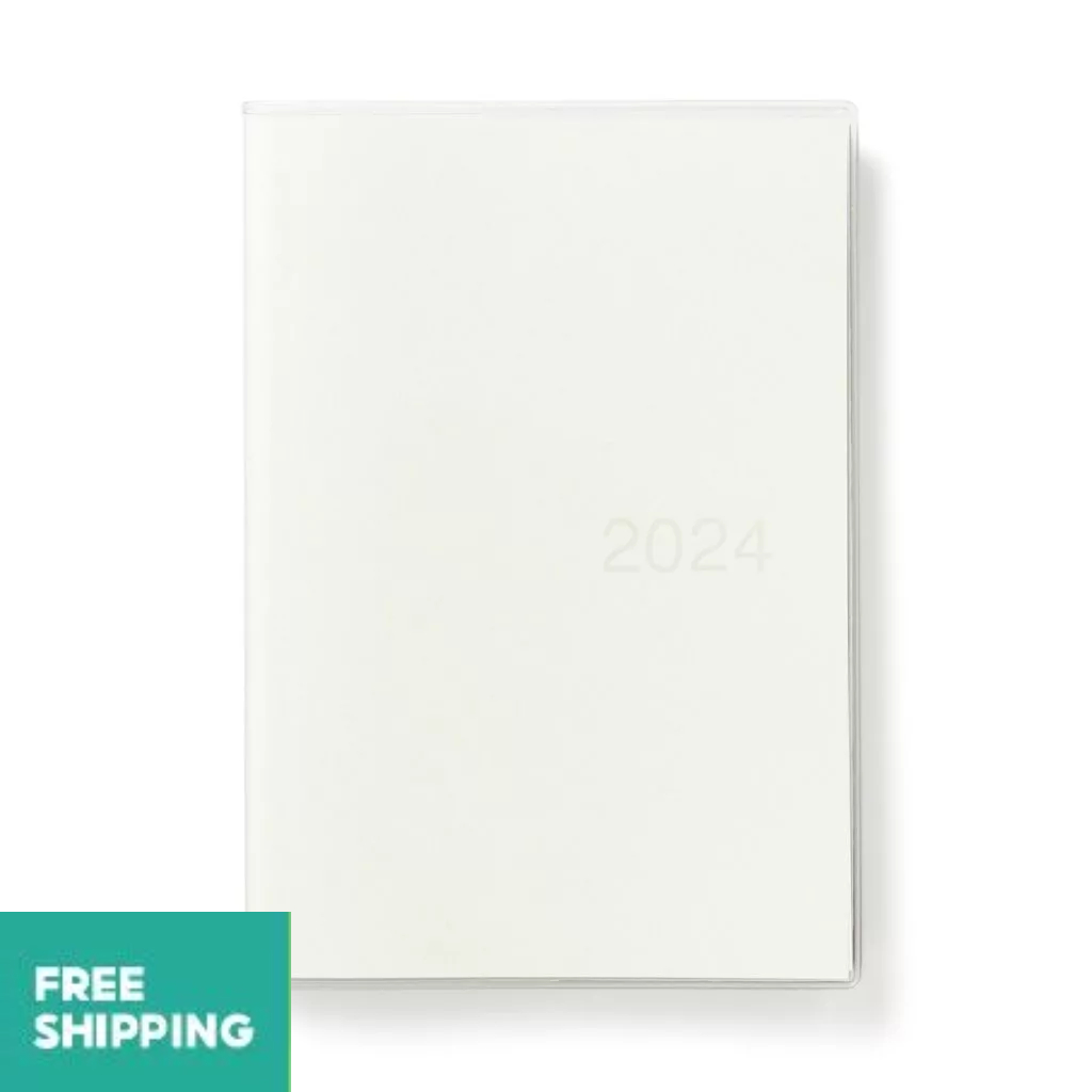 MUJI MONDAY START VERTICAL PLANNER FROM DEC. 2023 White B6 | Shopee ...