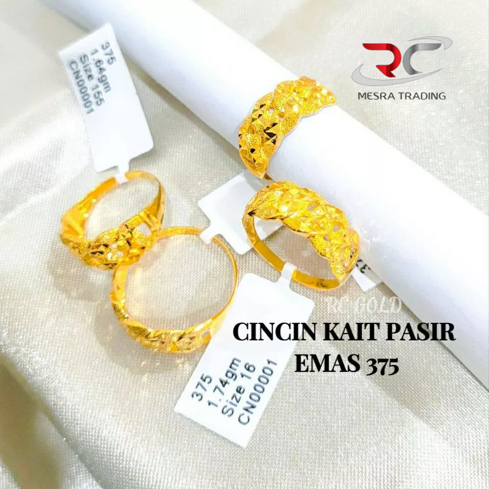 CINCIN KAIT PASIR EMAS TULEN 375 CN LIPAN KAIT PASIR EMAS 375 CINCIN ...