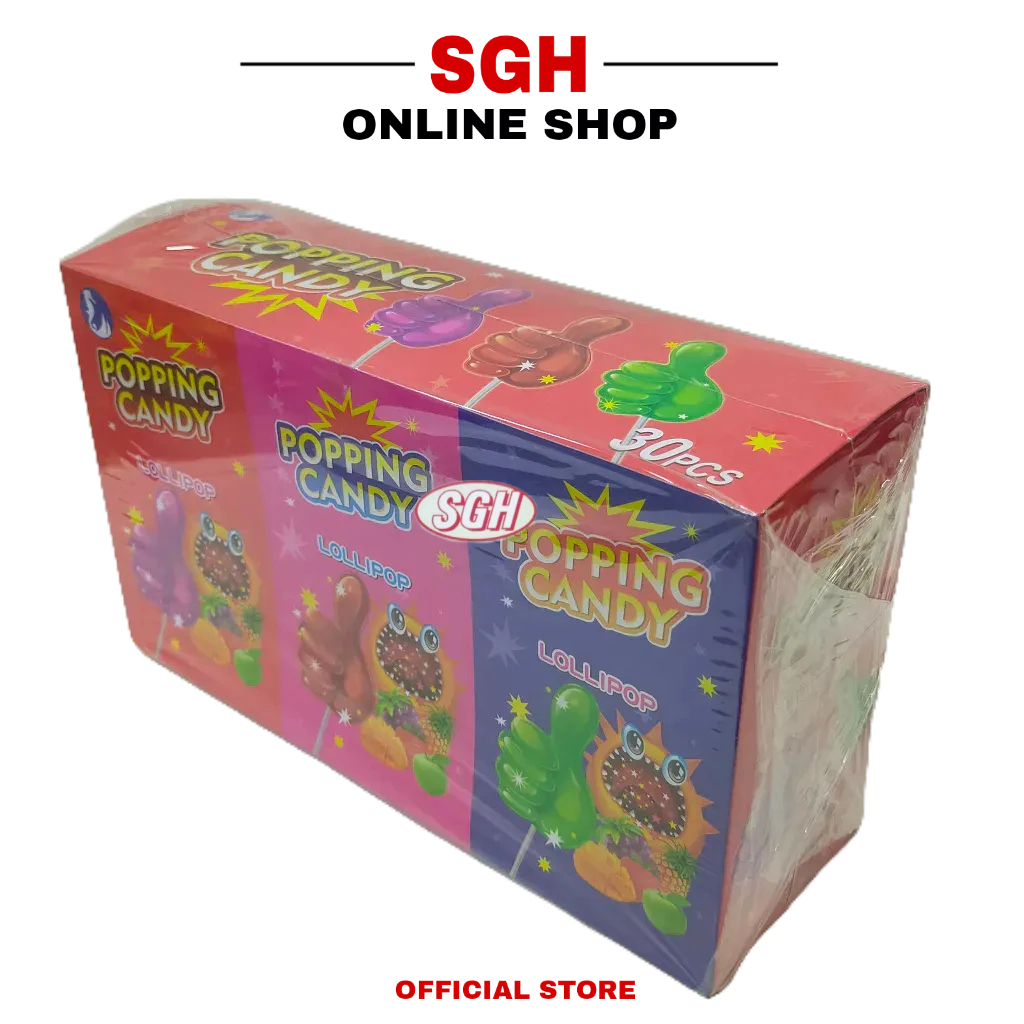 Popping Fruit candy with Lollipop 30pcs | Shopee Malaysia