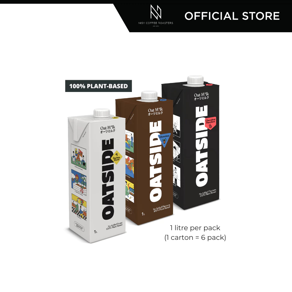 1L Oatside Oat Milk Plant Based Vegan Milk Minuman Susu Oat Oatmilk 燕麥奶 ...