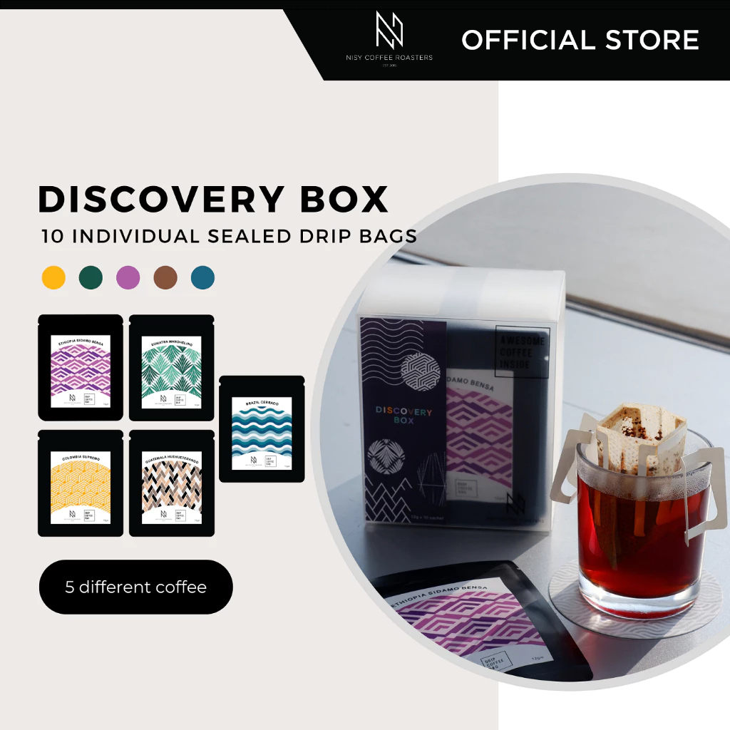 Monthly Drip Coffee Bag - Discovery Box (32pcs/box) Individual Packs | Shopee Malaysia